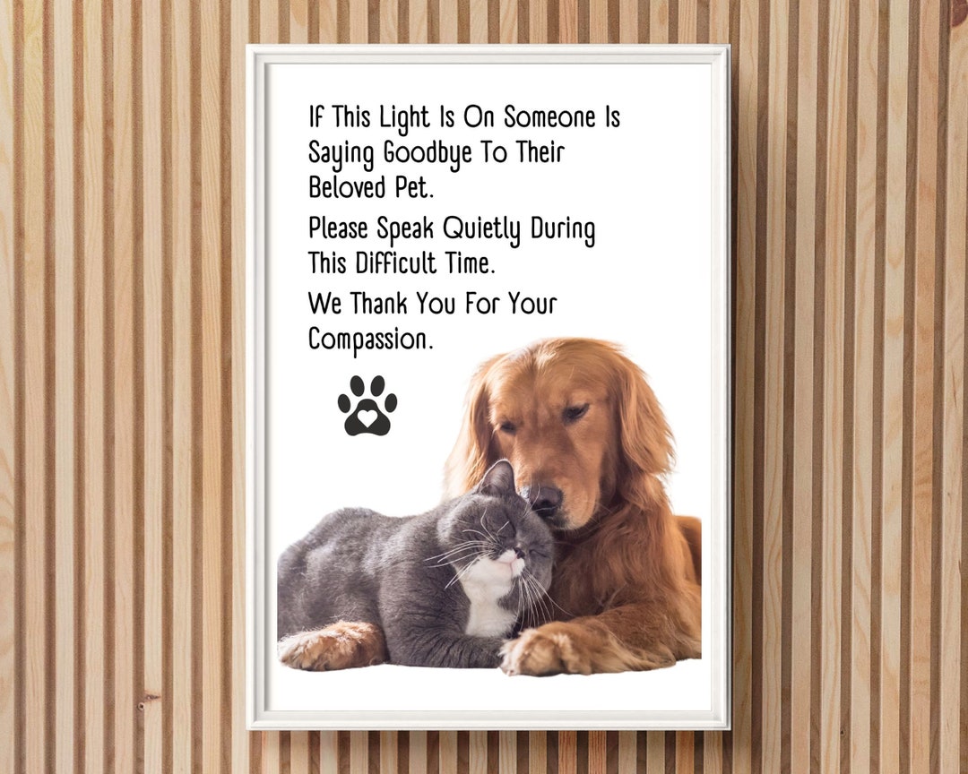 Pet Loss Euthanasia Vet Printable Vet Euthanasia Notice Veterinary ...