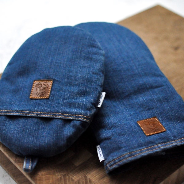 Denim Pot Holders - Etsy