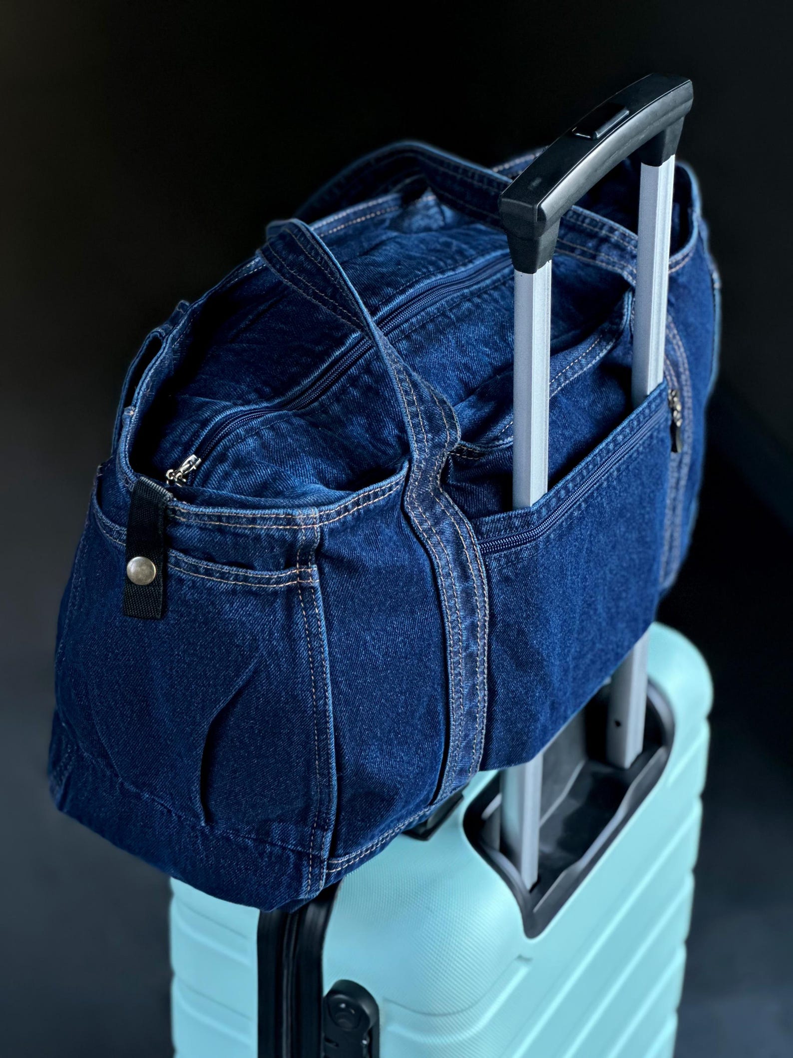 Weekender Bag With Laptop Sleeve: Duffle Tote for Travel, Beach or Gym ...