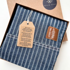 Bohemian Frayed Denim Drawstring Bag, Mini Stripe Canvas Backpack Purse ...