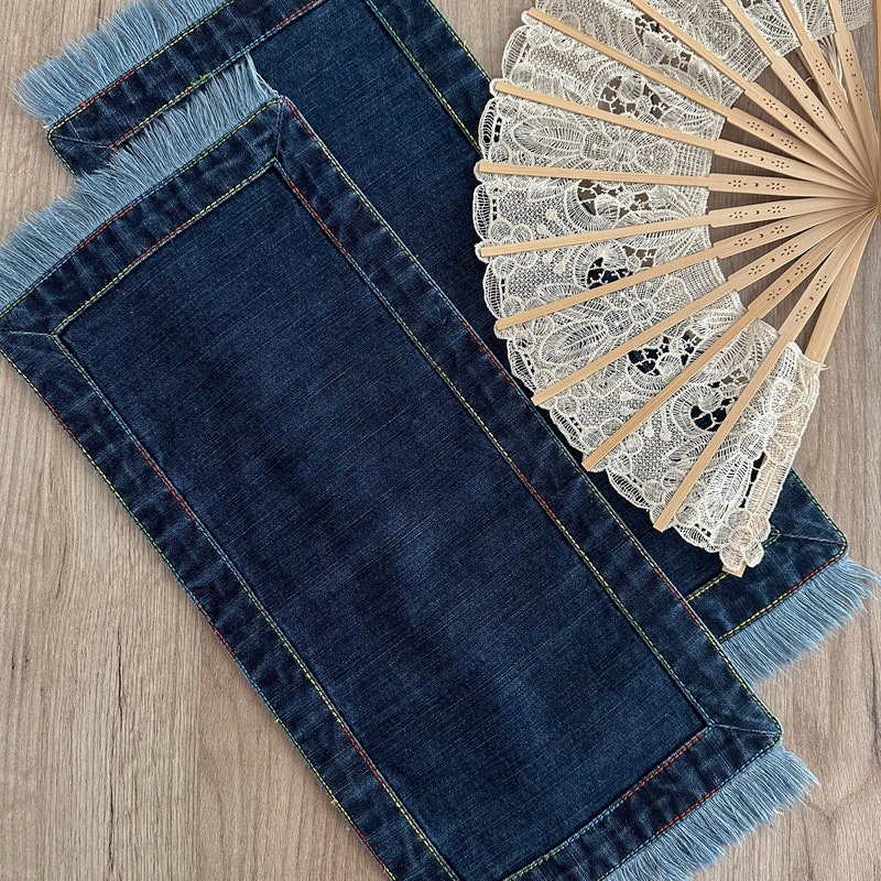 Denim Placemat - Etsy