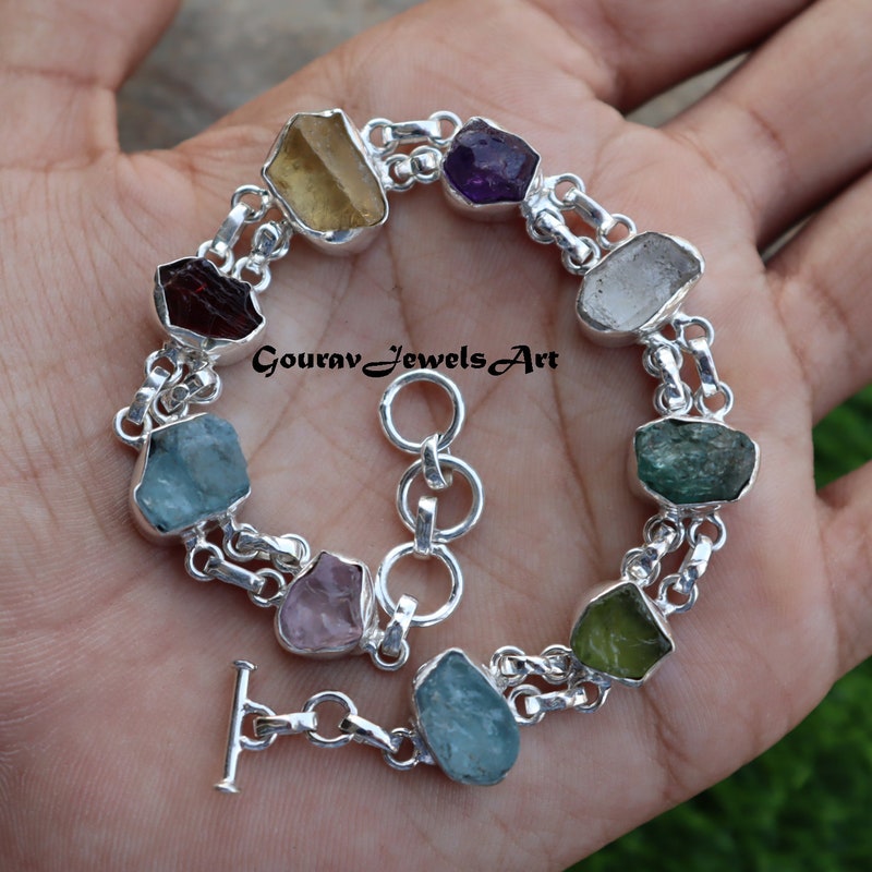 Large Stone Bracelet - Etsy