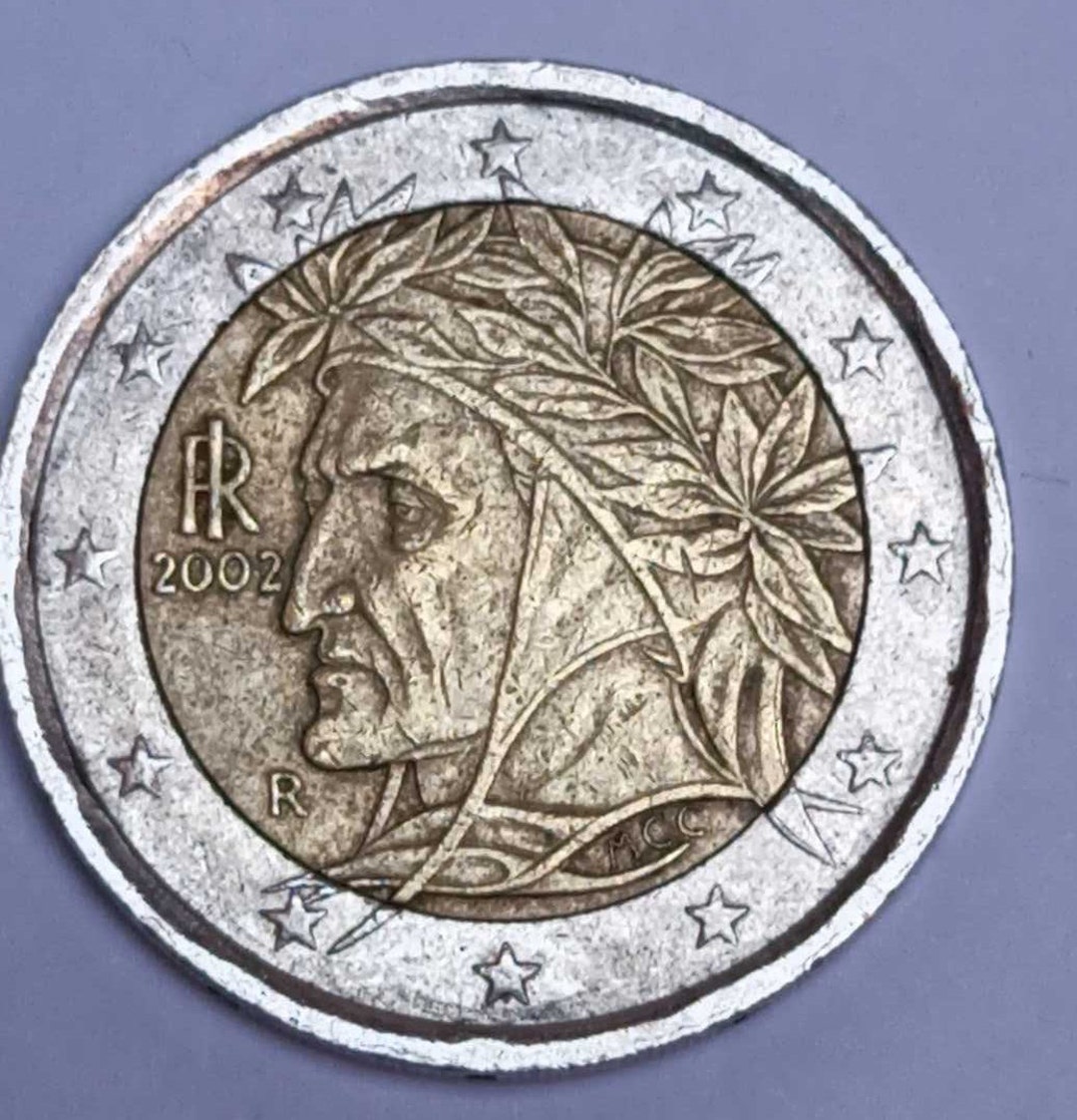 Pièce de 2 euros Italie 2002 - Etsy France