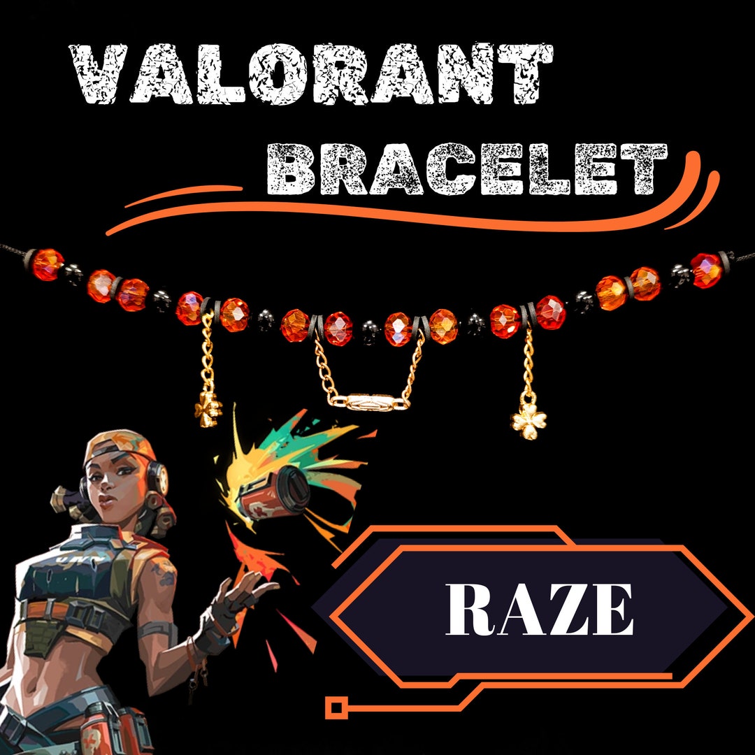 Valorant Raze Bracelet / Valorant Cosplay / Raze Accessory / Raze ...