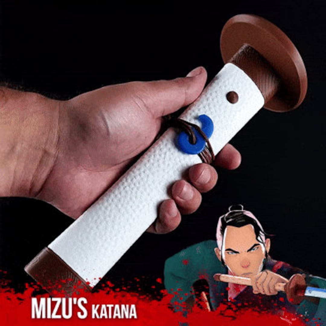 BLUE EYE SAMURAI Mizu's Katana Sword/collapsible Retractable Sword ...