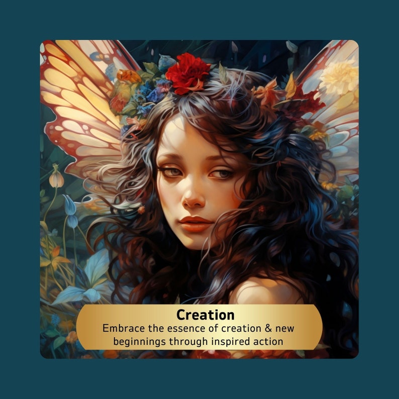 Wisdom From Fairy Realm Digital Oracle Card Deck - on Gossamer Wings - Divination, Guidance ...
