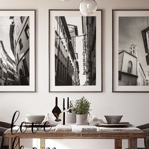 Italy Photo Framed Photo Italy Poster Mat Frame Italy Black and White ...