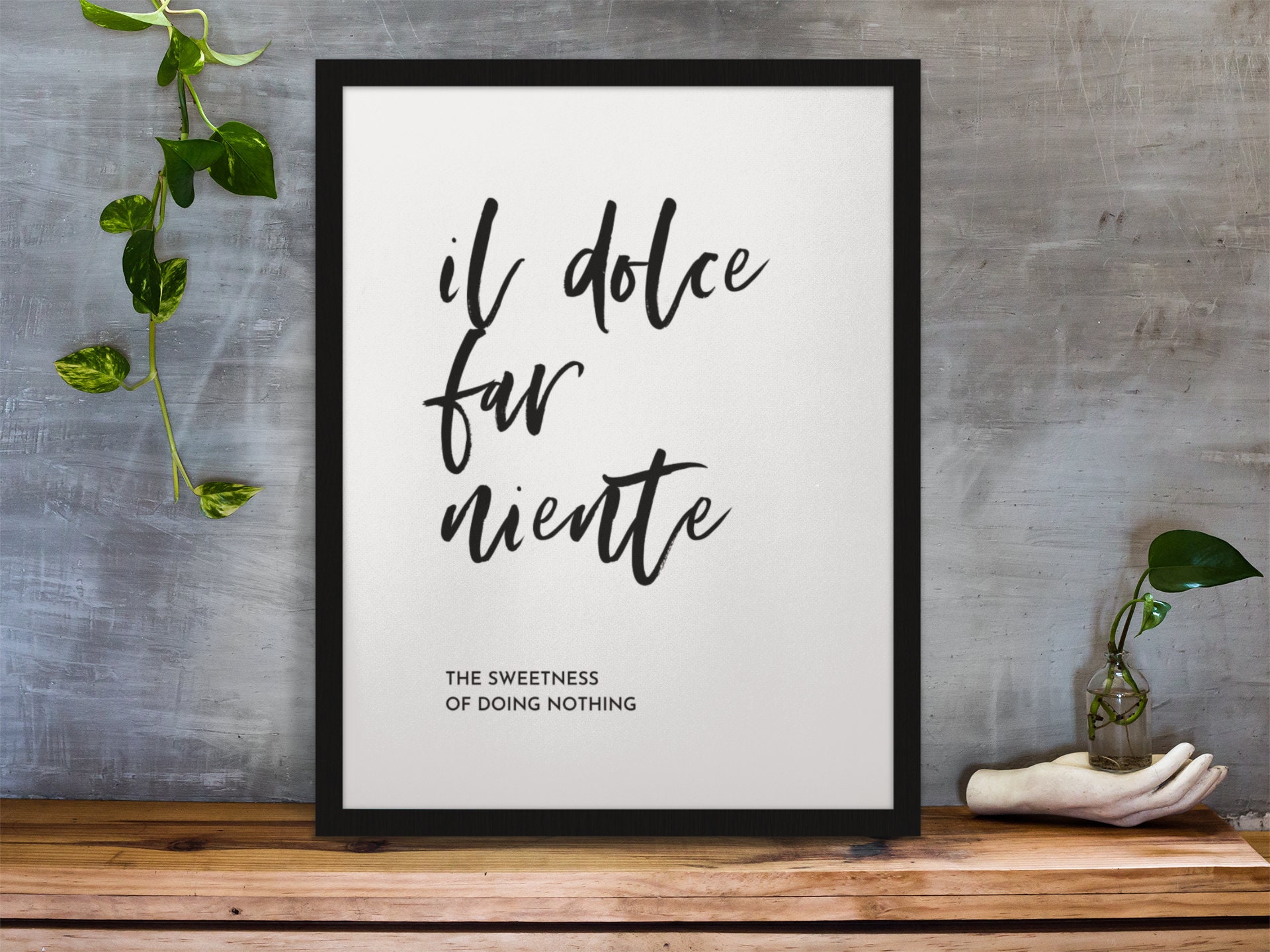 Unframed Italian Idiom Print Vintage Italian Saying Italy Wall Art ...