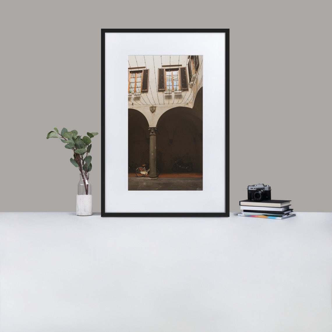 Italy Photo Framed Photo Italy Poster Mat Frame Italy Photography ...