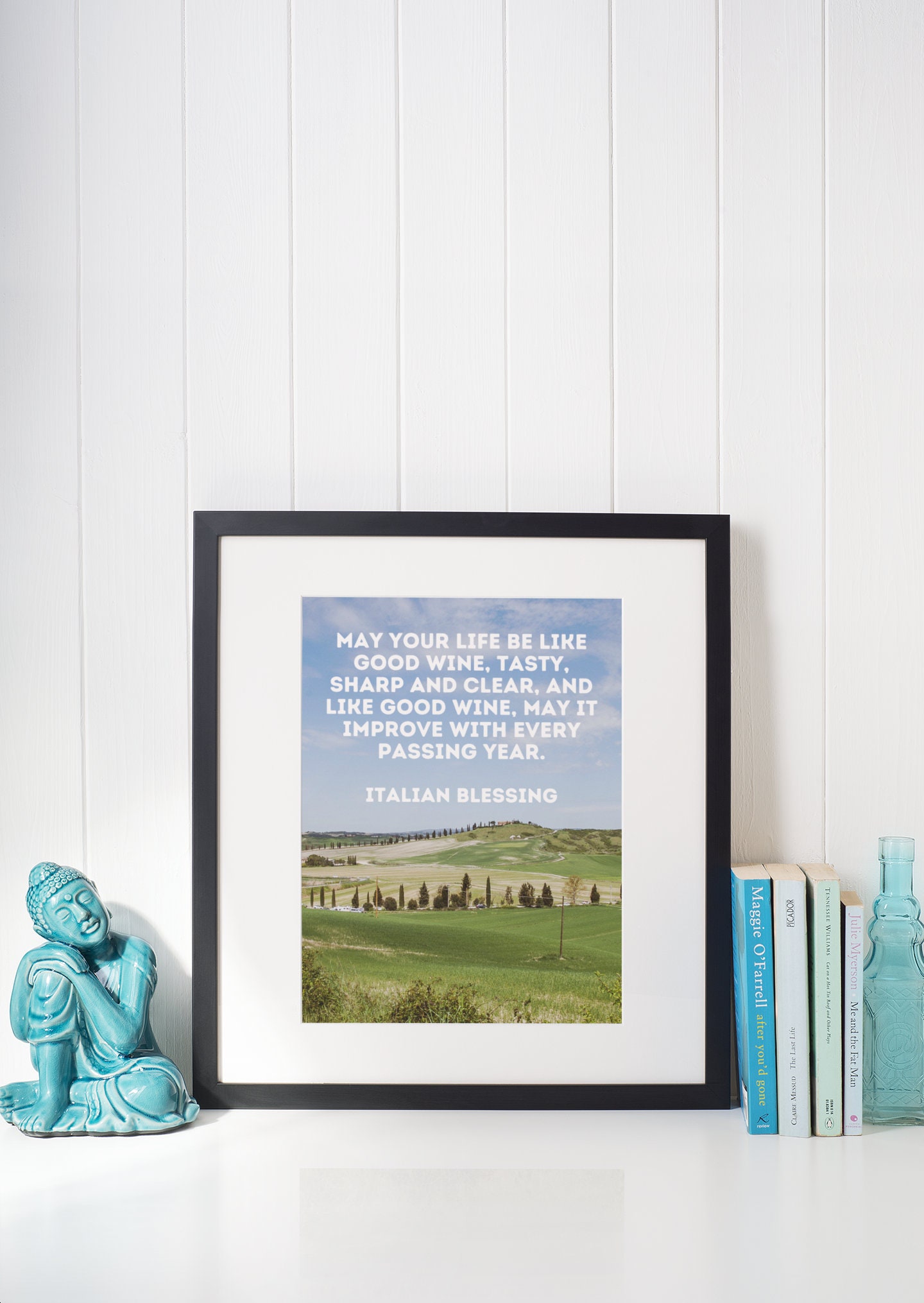 Framed Italian Blessing Italian Gift Italy Lover Gift Wedding Blessing ...