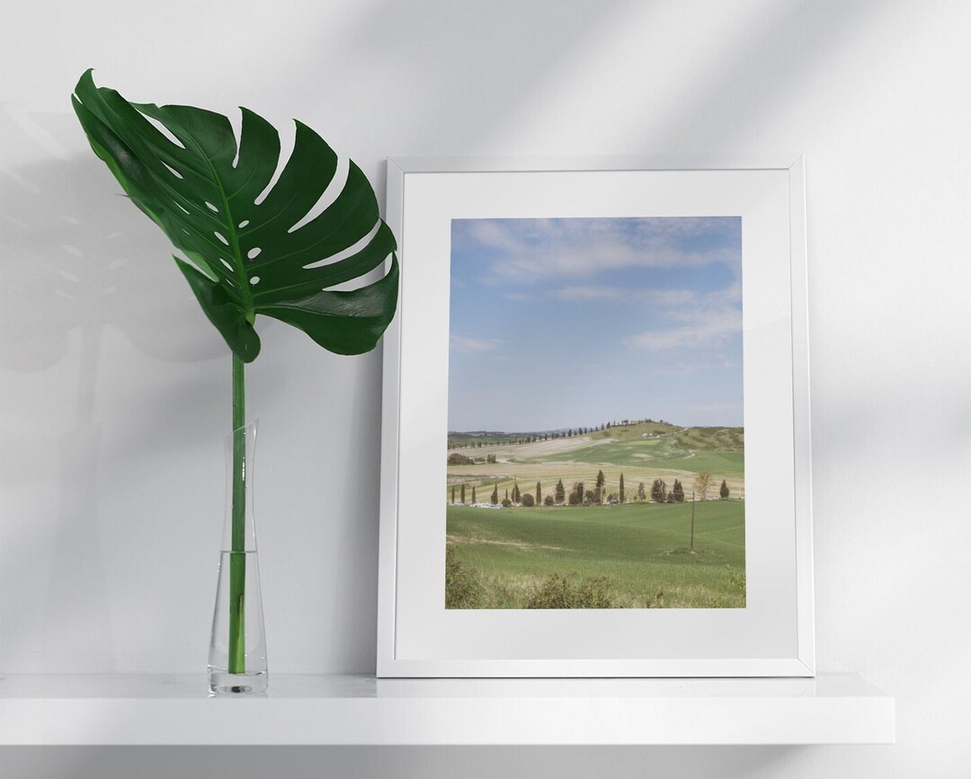 Landscape Photo Poster Italy Home Decor Tuscany Italy Office Decor Wall ...