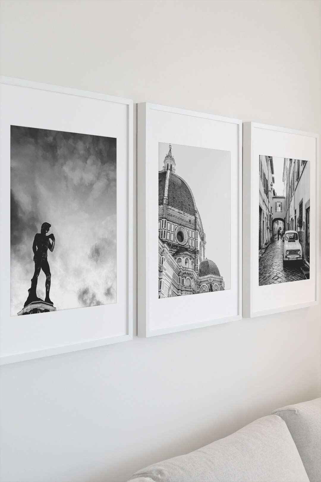 Italy Photo Frame Italy Black and White Photo Italy Frame Wall Art ...