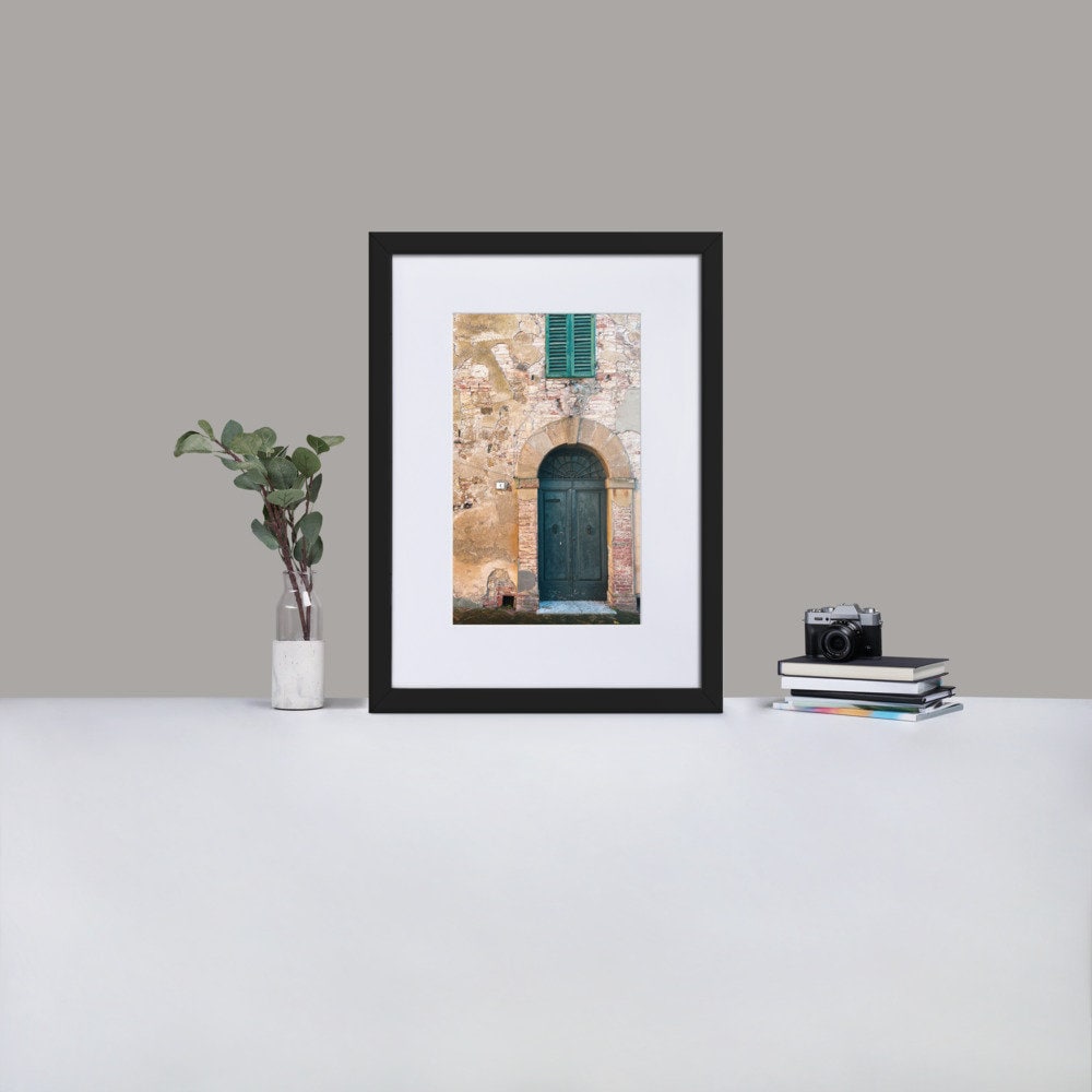 Italy Photo Framed Photo Italy Poster Mat Frame Italy Real Photography ...