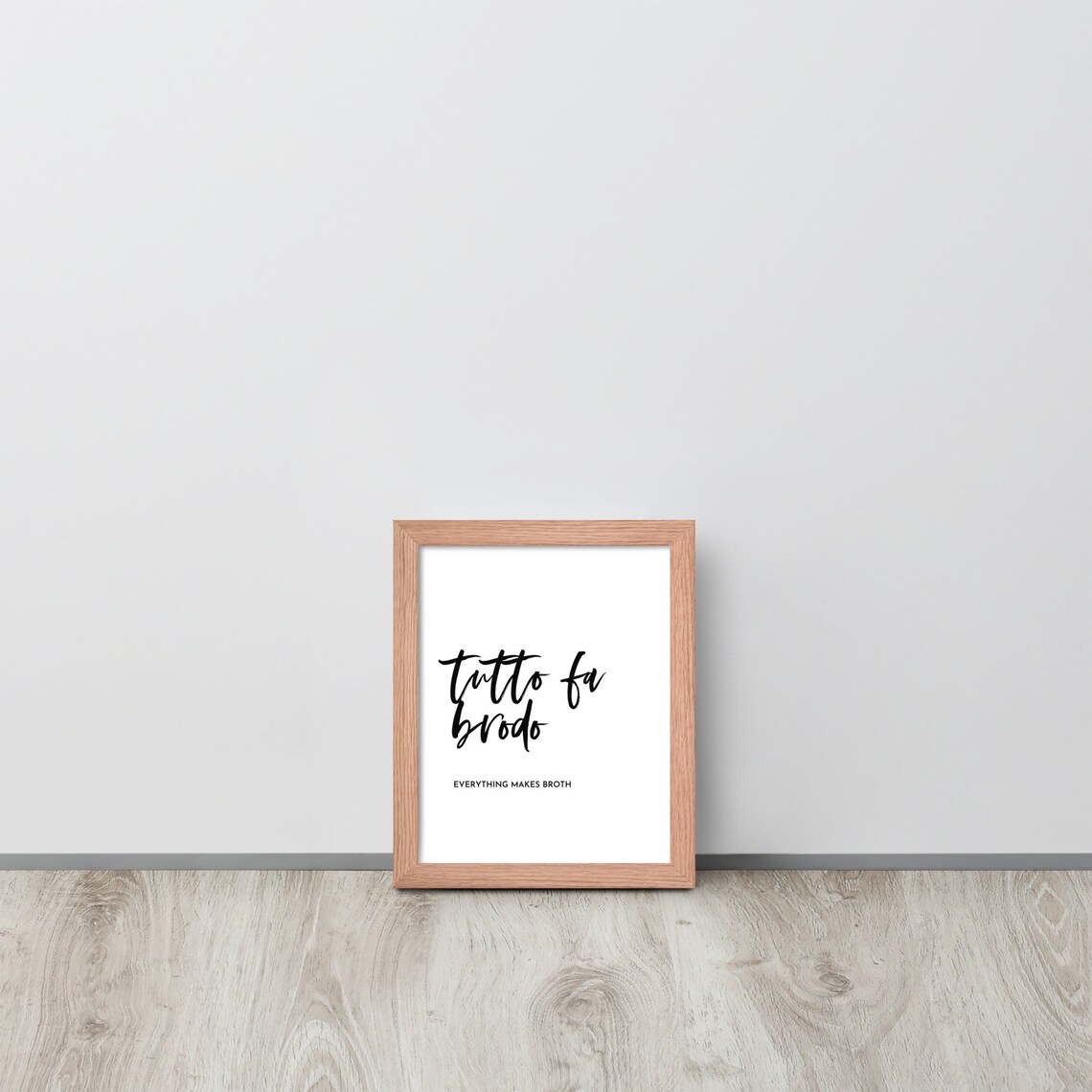 Framed Italian Quote Poster Italian Saying Italy Wall Art Decor Italy ...