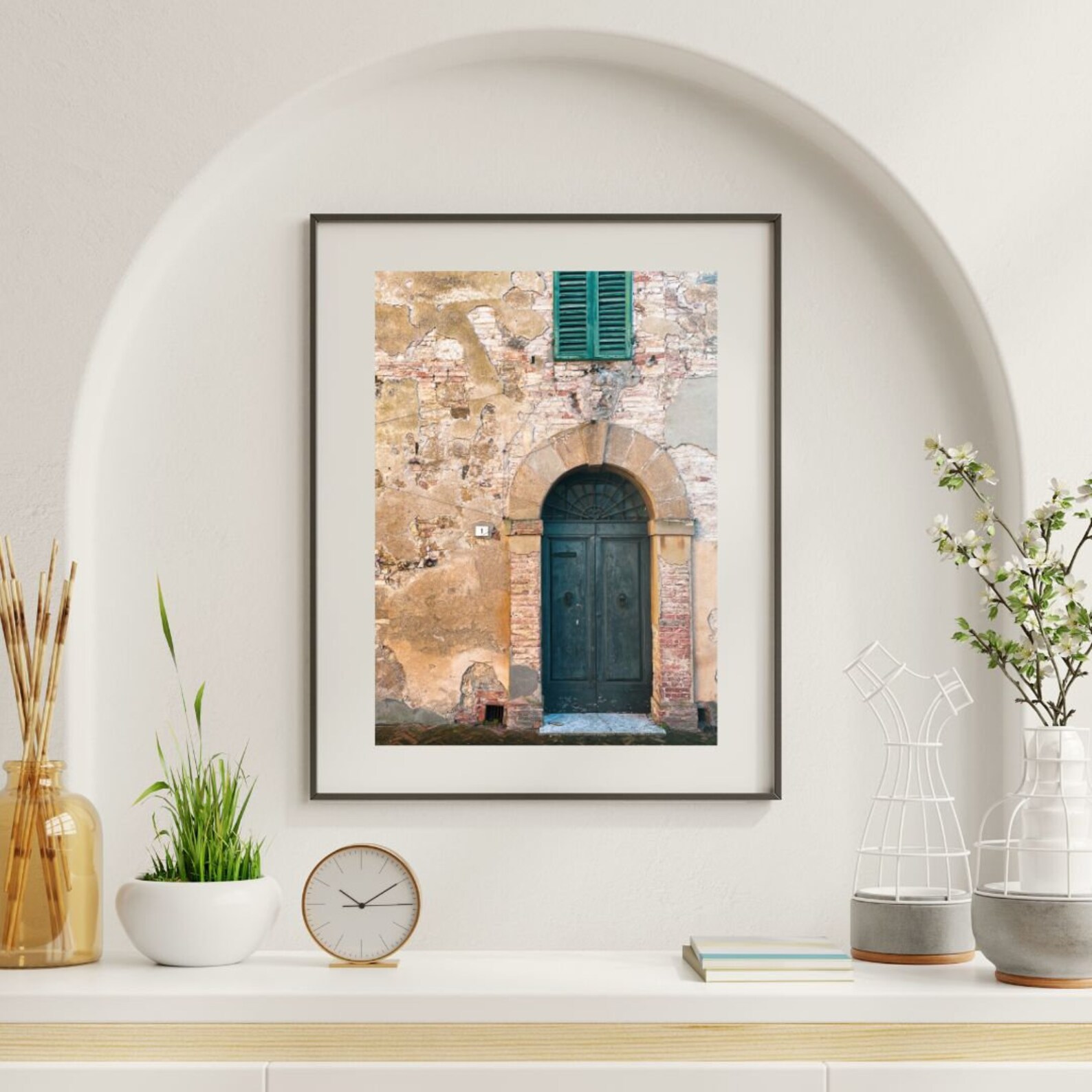 Italy Photo Framed Photo Italy Poster Mat Frame Italy Real Photography ...