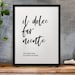Unframed Italian Idiom Print Vintage Italian Saying Italy Wall Art ...
