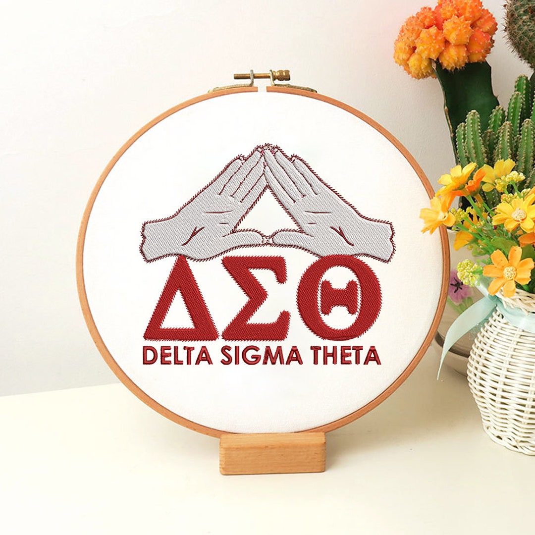 Delta Sigma Theta Embroidery Delta 1913 Embroidery HBCU - Etsy