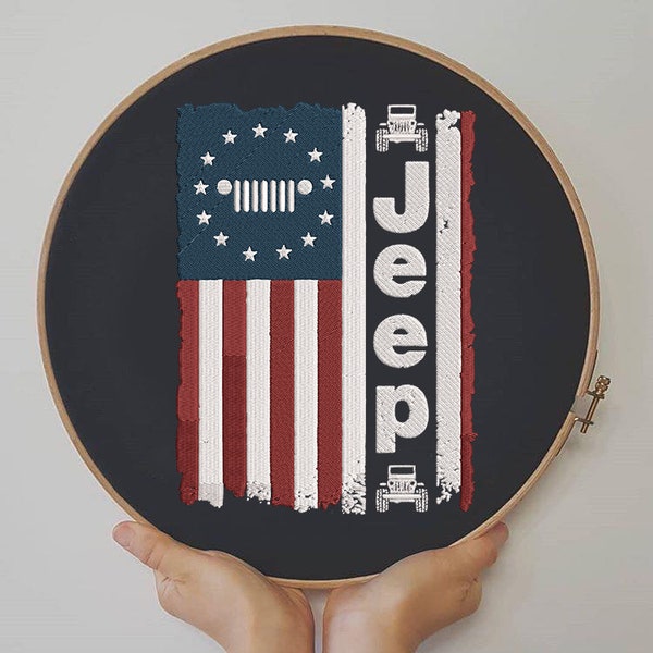 Jeep Embroidery Design - Etsy