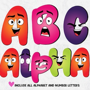 Alphabet Emoji Face PNG, Smiley Face Letters, Cute Alphabet PNG ...