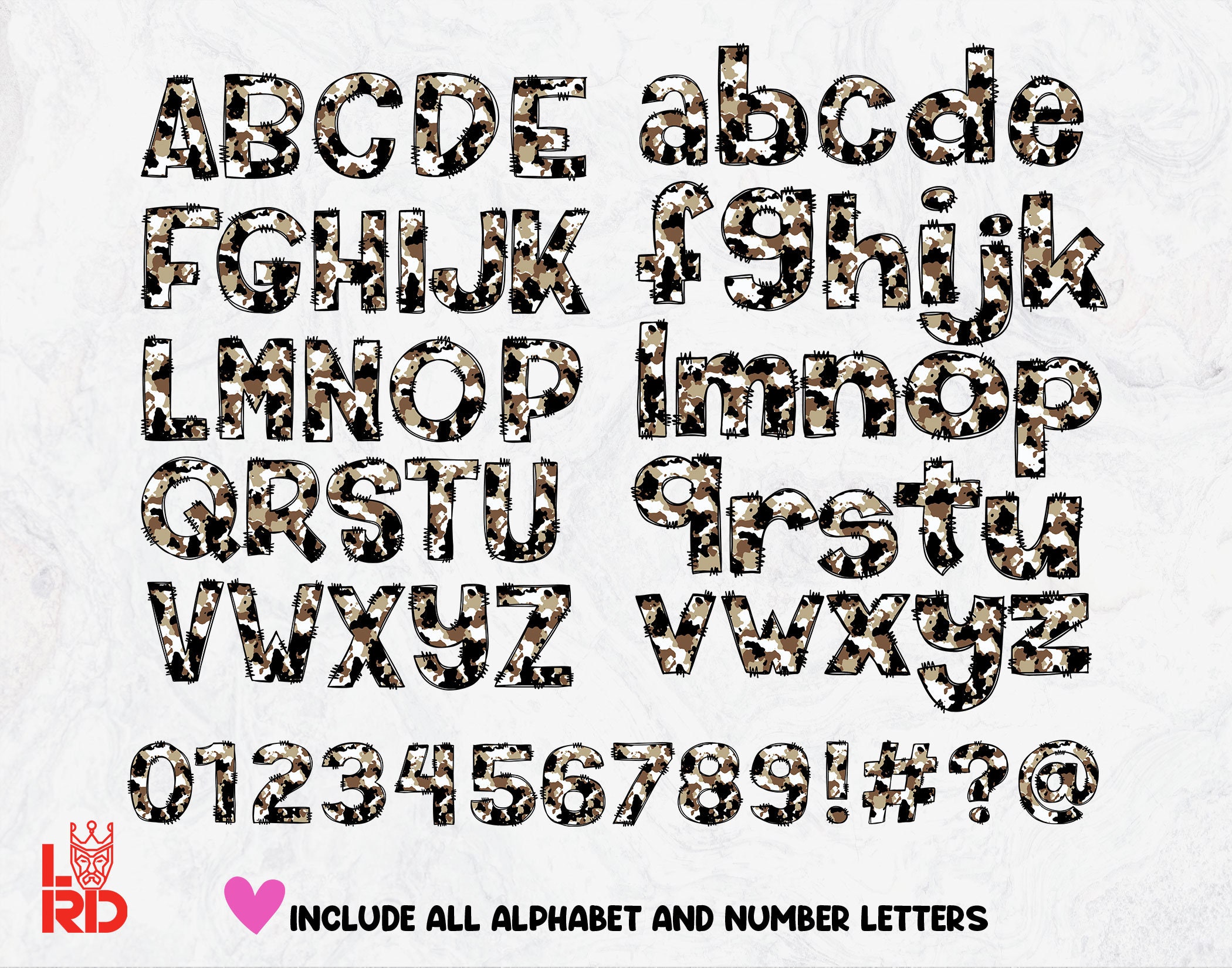 Camo Doodle Alphabet Letters, Military Camouflage, Army Letters PNG ...