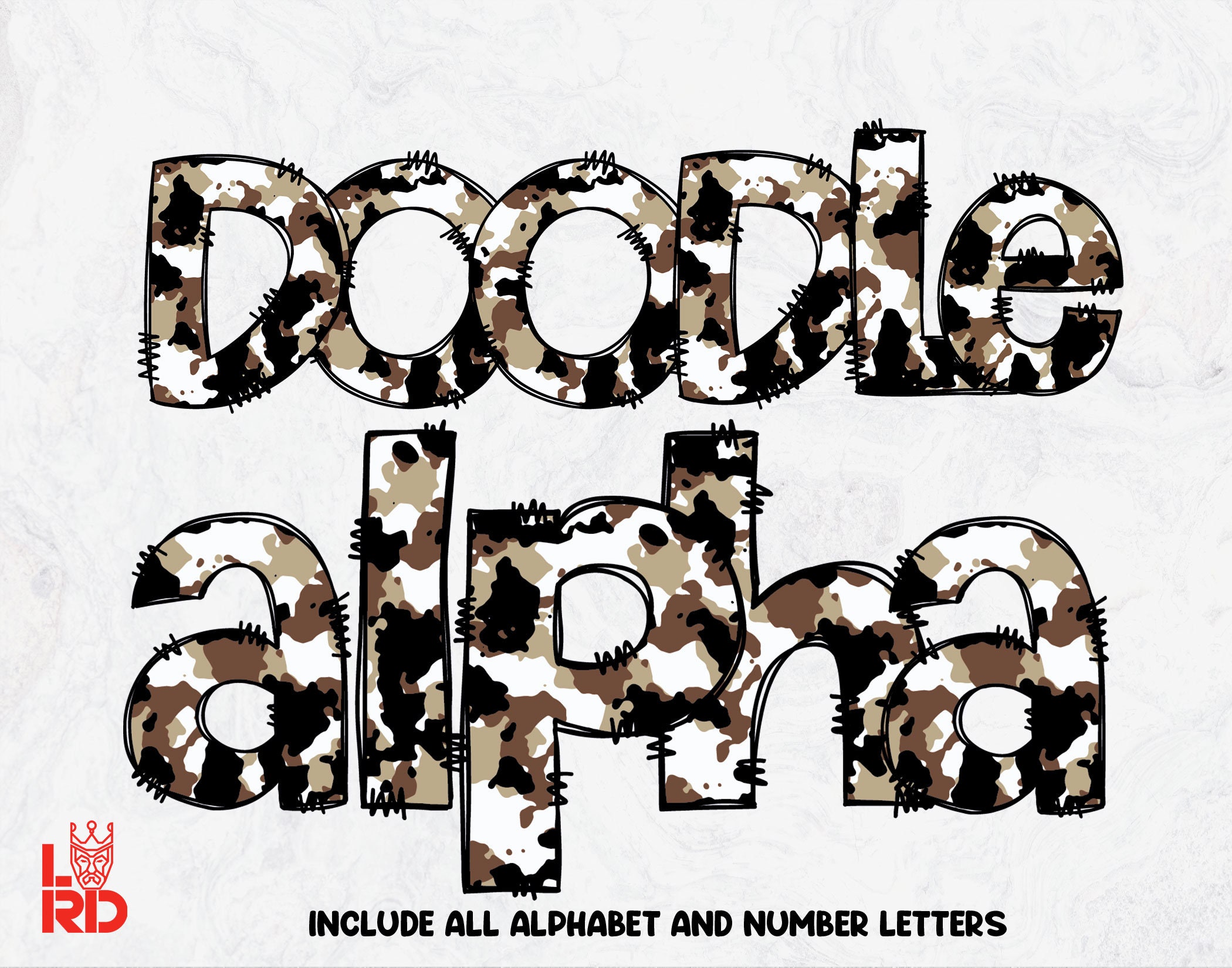 Camo Doodle Alphabet Letters, Military Camouflage, Army Letters PNG ...