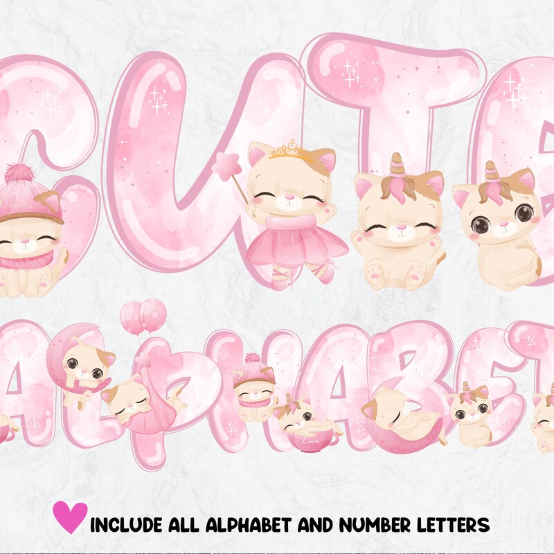 Cat Letters - Etsy