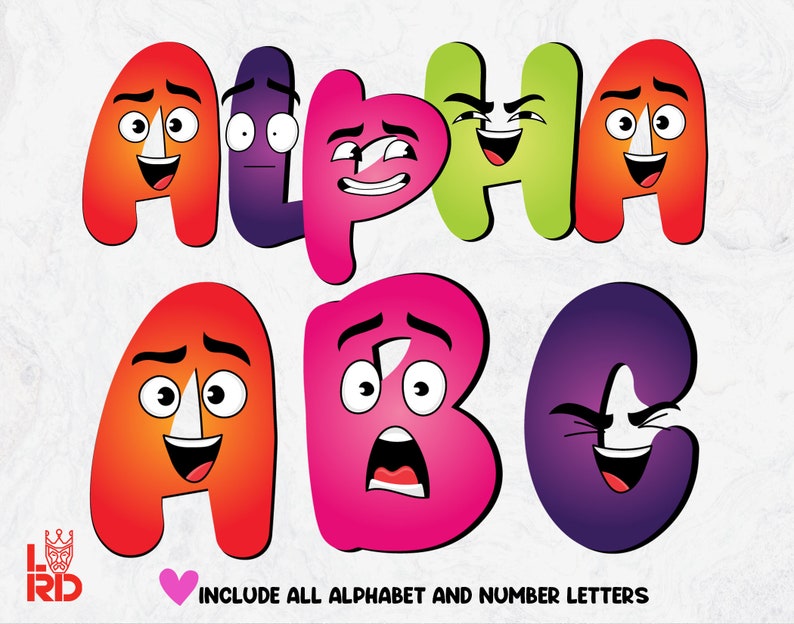 Alphabet Emoji Face PNG, Smiley Face Letters, Cute Alphabet PNG ...