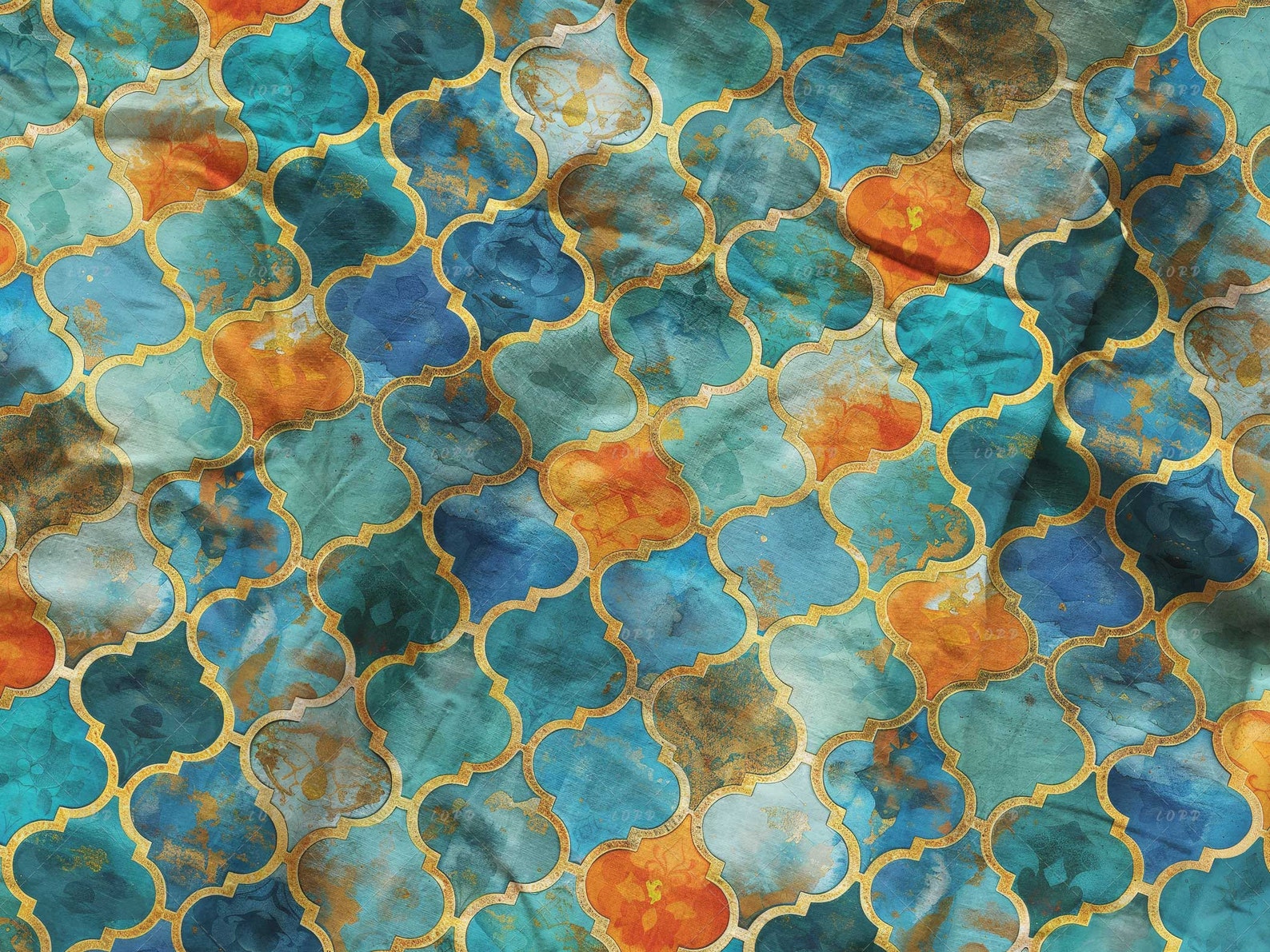 16 Moroccan Tiles Digital Seamless Pattern Set, Digital Backgrounds ...