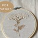 Yarrow Embroidery PDF Pattern - Step by Step Tutorial for Beginners ...