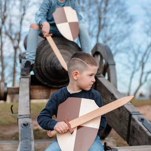 Personalized Wooden Sword, Knight Sword for Boys, Child Birthday Gift ...
