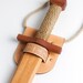 Personalised Wooden Sword With Leather Holder for Kids, Pretend Play ...