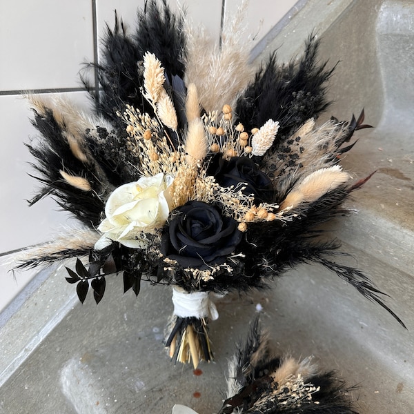 Black Bouquet - Etsy