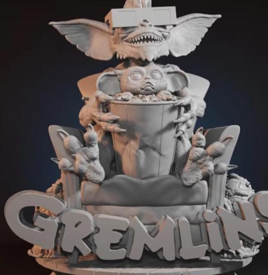 Gremlins I STL L 3D Digital Printing STL File for 3D Printers, Movie ...