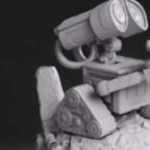Wall-e and Eve STL, Wall-e 3D Model, Wall-e 3D Eve Sculpt L 3D Digital ...