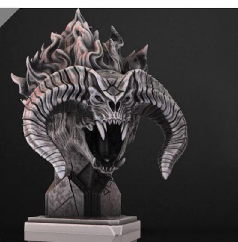 Balrog Lord of Ringsl 3D Digital Printing STL File for 3D Printers ...