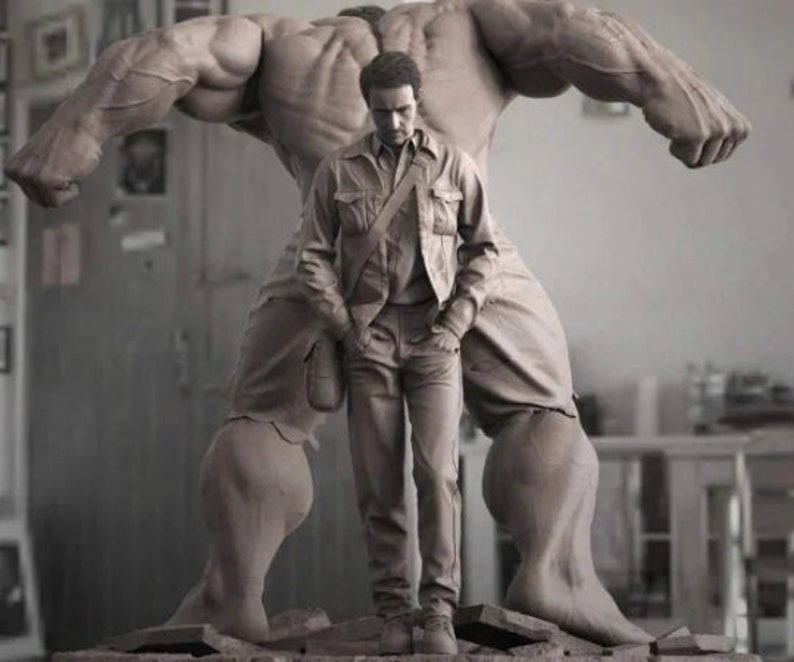 Bruce and HULK I STL L 3D Digital Printing STL File for 3D Printers ...