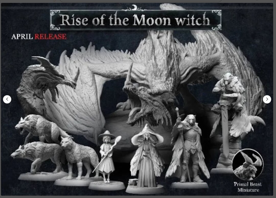 Rise of the Witch - April Release I STL L 3D Digital Printing STL File ...
