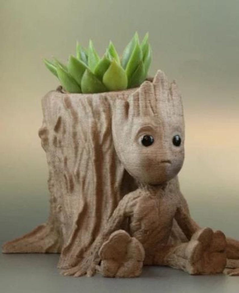 Groot Pencil Holder 3D Printer Files STL L 3D Digital Printing STL File ...
