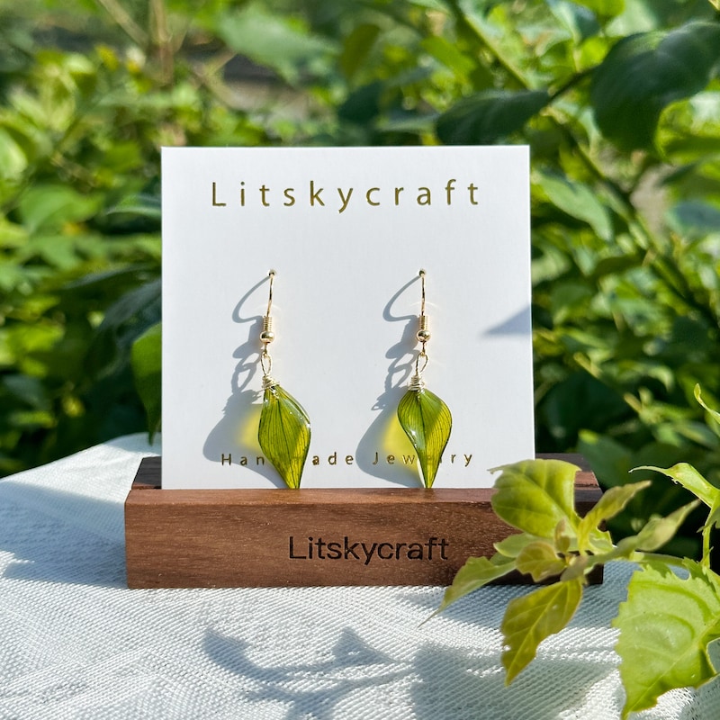Leaf Earrings - Etsy