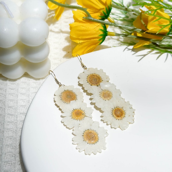 Flower Earrings - Etsy