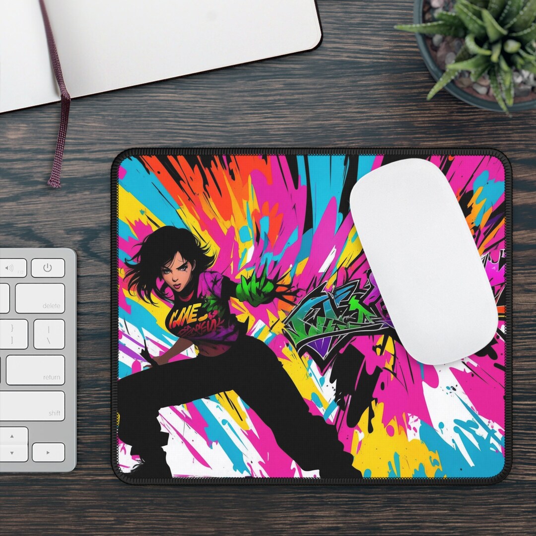 Colorful Girl Gaming Mouse Pad Gaming Pad for Woman Girl Mouse Pad ...
