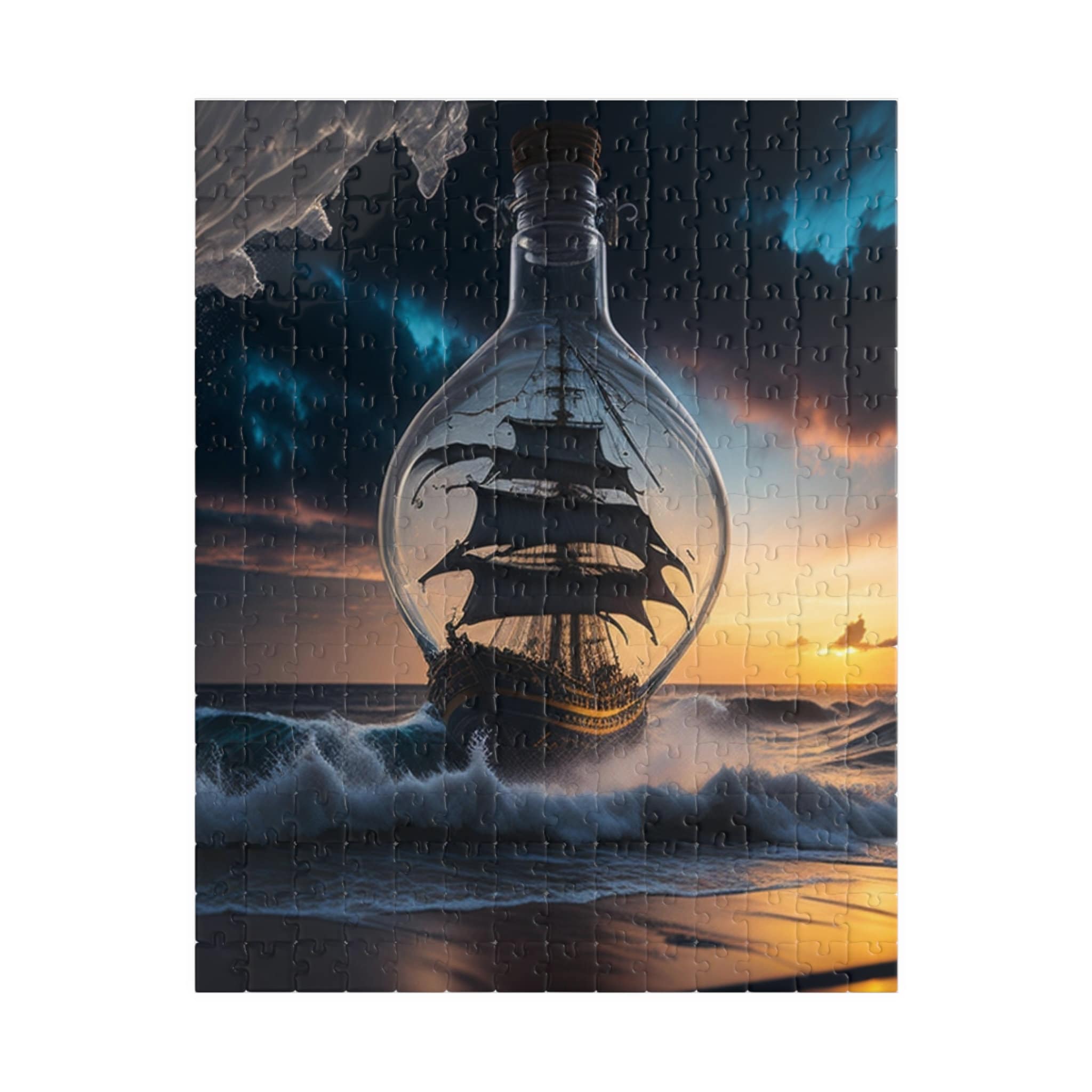 Pirate Ship Puzzle Kids and Adult Puzzle Old Pirate Ship - Etsy
