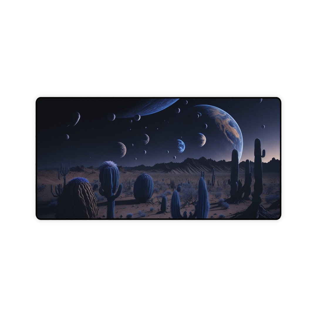 Desert Planet Desk Mat: Celestial Space Game Mat - Etsy
