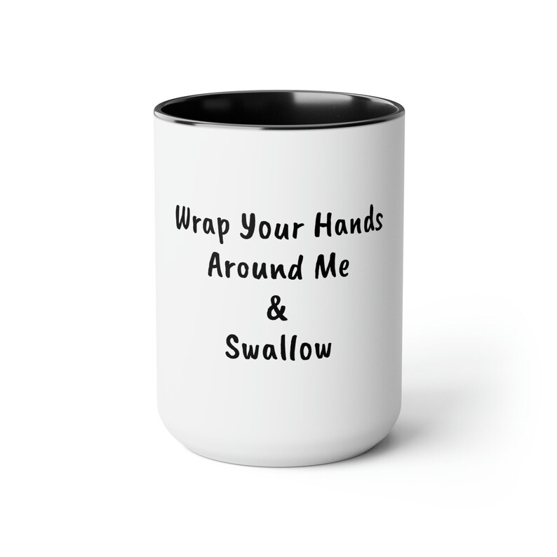 Funny Coffee Mug: Two-tone Ceramic Mug, 15oz - Etsy