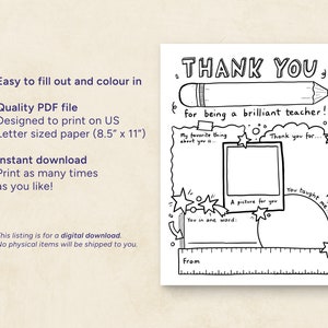 Teacher Appreciation Week Printable, Teacher Thank You, All About My ...