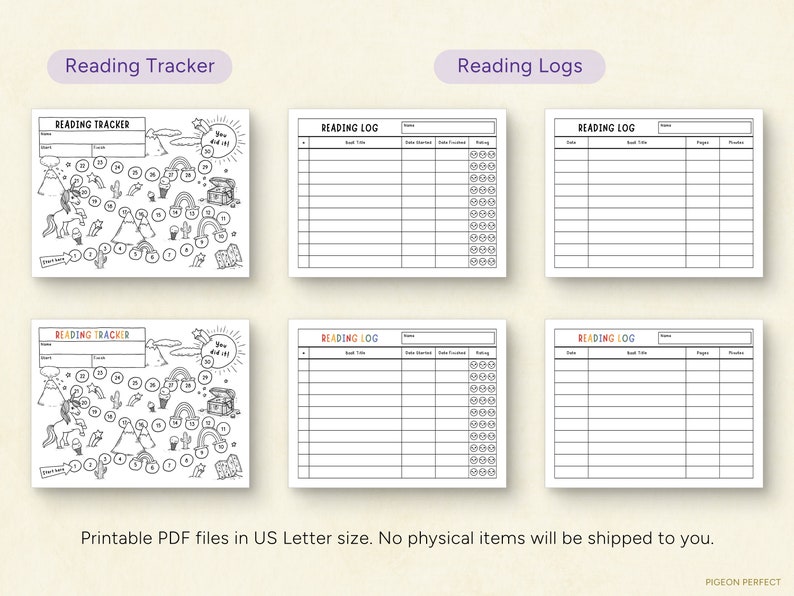 Reading Tracker for Kids, Reading Log, Summer Reading Log, Summer ...