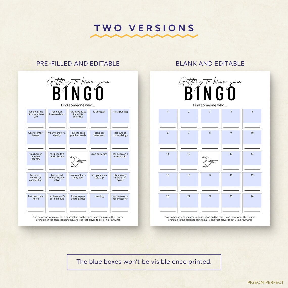 Editable Get to Know You Bingo, Mingle Bingo, Workplace Games, Coworker ...