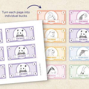 Printable Play Money for Kids, Reward Bucks, Instant Download PDF - Etsy