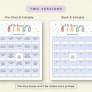 Editable Get to Know You Bingo, Find the Guest Bingo, Coworker Bingo ...