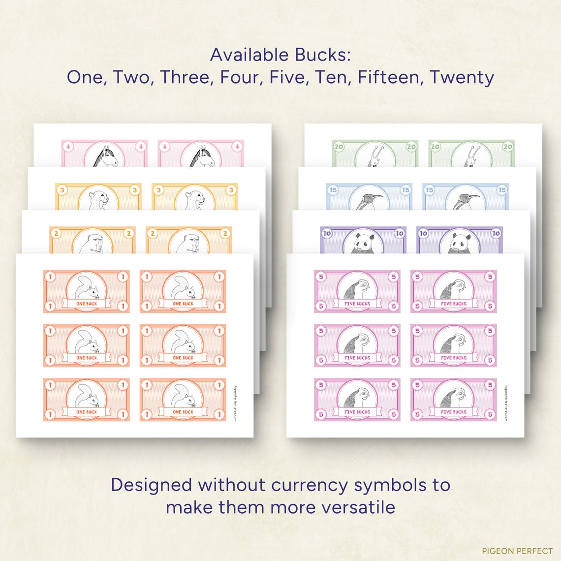 Editable Kids Reward Bucks, Printable Play Money, Reward System for ...